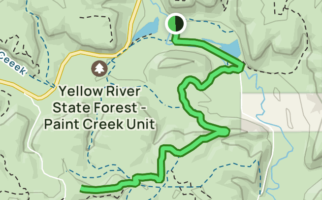Yellow River State Forest Map