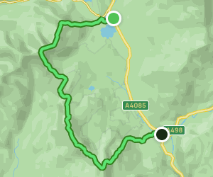 Rhyd Ddu to Beddgelert via Nantlle Ridge and Moel Hebog | Map, Guide ...