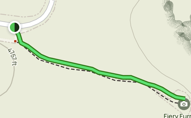 Fiery Furnace Arches Map