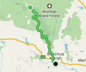 Lerderderg Track: Blackwood to Bacchus Marsh: 8 Reviews, Map - Victoria ...