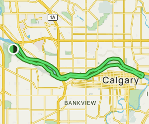 Bow River Pathway Loop from George C. King Bridge to Harry Boothman ...