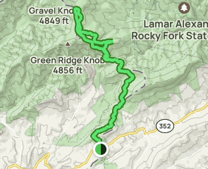 Devil Fork Gap to Coldspring Mountain via Appalchian Trail, Tennessee ...