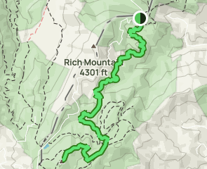 Lemon Gap To Max Patch via Appalachian Trail, North Carolina - 482 ...