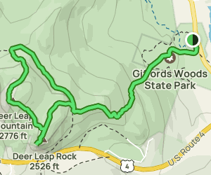 Deer Leap Mountain with Overlook Loop | Map, Guide - Vermont | AllTrails