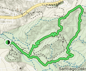 Oak Trail, Yucca Ridge, Mountain Goat, Bobcat Meadow and Santiago Creek ...