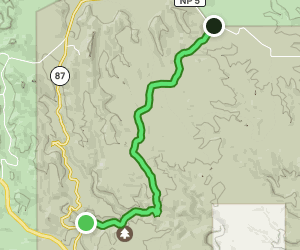 Centennial Trail: Highway 87 to Highland Creek Trailhead | Map, Guide ...