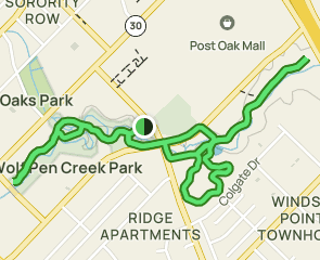 Wolf Pen Creek Park Trails: 38 foto - Texas | AllTrails