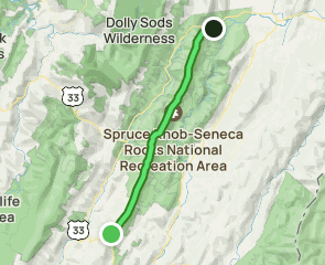 North Fork Mountain Trail: Route 33 to Route 28: 84 Reviews, Map - West ...