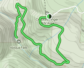 Abiqua Falls from Crooked Finger OHV Area, Oregon - 190 Reviews, Map ...