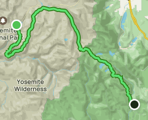 Tenaya Lake to Reds Meadow via Sunrise and John Muir Trail, California ...