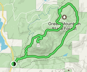 Green Mountain via Gold Creek and Wildcat Trails | Map, Guide ...