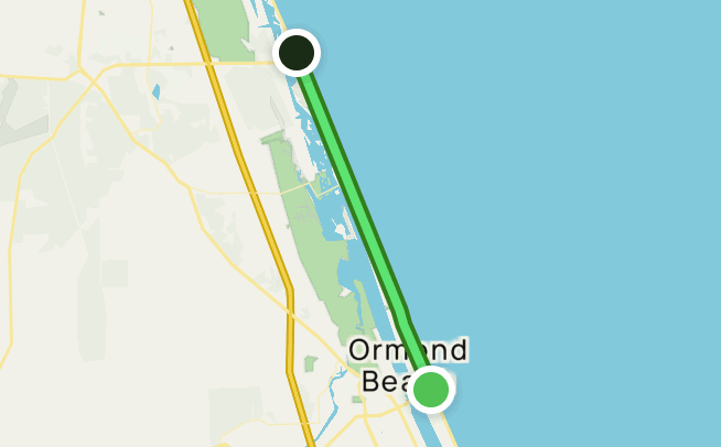 Map Of Ormond Beach Area