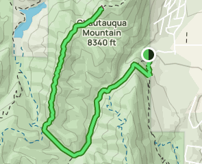 Chautauqua Mountain via Pack and Chautauqua Mountain Trail, Colorado ...