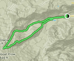 Mount Ruth and Steamboat Prow via Glacier Basin: 2.083 foto ...