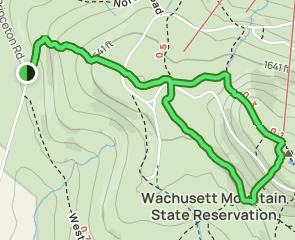 Wachusett Mountain West Side Trail, Massachusetts - 685 Reviews, Map ...