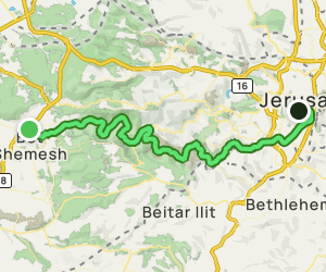 Beit Shemesh to Jerusalem via Northern Sorek River: 5 Reviews, Map ...