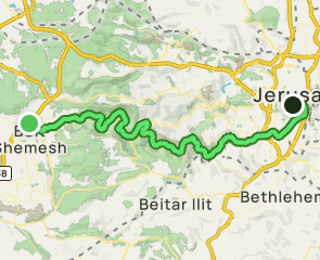 Beit Shemesh to Jerusalem via Northern Sorek River: 5 Reviews, Map ...