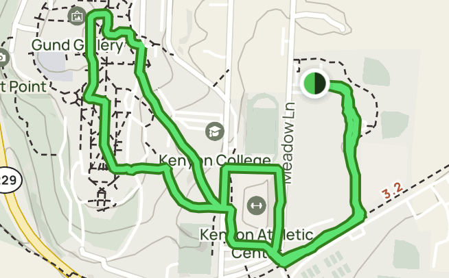 Kenyon College Campus Map