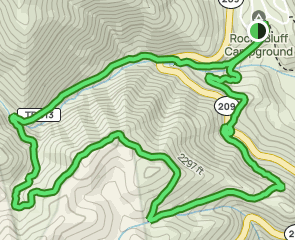 Vancliff Loop Trail via Rocky Bluff Campground, North Carolina - 39 ...