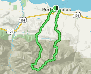 Hurricane Ridge Loop From Port Angeles, Washington - 4 Reviews, Map ...