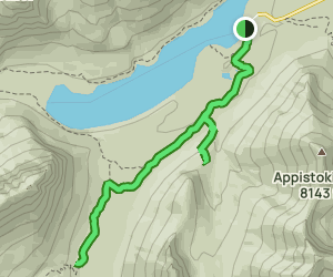 Aster Park Overlook and Rockwell Falls via South Shore Two Medicine ...