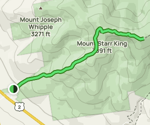 Mount Waumbek and Mount Starr King via Starr King and Kilkenny Ridge ...