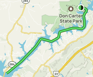 AllTrails | Don Carter State Park to Clarks Bridge Paddle Route: 9 ...