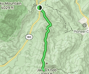Jack's Knob Trail from Jack's Gap to Chattahoochee River Headwaters ...