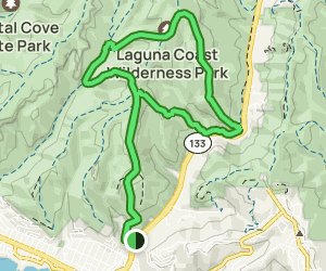 Emerald Canyon and Big Bend Trail Loop via Laguna Bowl Trail: 103 ...