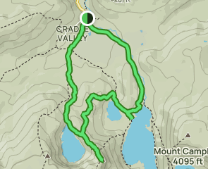 Crater Lake, Marions Lookout, Lake Lilla, Dove Lake Loop, Tasmania ...