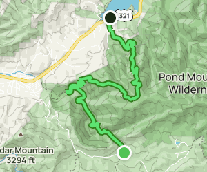 Appalachian Trail: Dennis Cove to Watauga Lake | Map, Guide - Tennessee ...