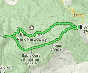 Polana Krowiarki - Babia Góra - Mała Babia Góra - Markowe Szczawiny: 33 ...