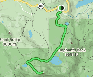 Round Top Peak via Kit Carson Pass: 215 Reviews, Map - California ...