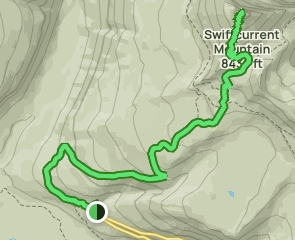Swiftcurrent Mountain via Granite Park and Swiftcurrent Pass Trail ...