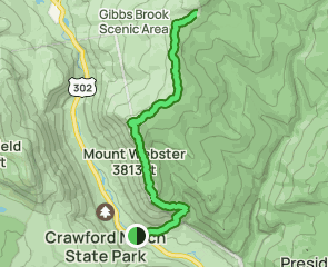 Mizpah Hut via Webster Cliff Trail, New Hampshire - 79 Reviews, Map ...