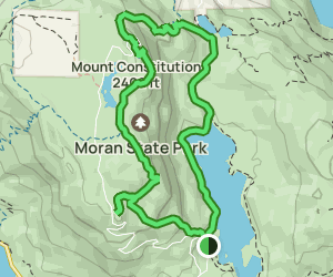 Mount Constitution via Mountain Lake and Little Summit Loop: 835 ...