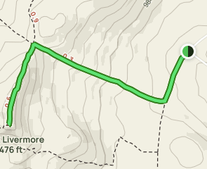 Mount Livermore via Old Mountain Road to Crawford-Ridgepole Trail, New ...