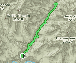 Phantom Ranch to Ribbon Falls via North Kaibab Trail: 179 Reviews, Map ...