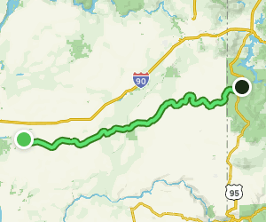 John Wayne Pioneer Trail: Warden to Plummer: 5 Reviews, Map ...