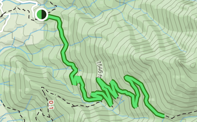 La Luz Trail Map