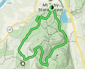 Mount Toby via Sugar Farms to Summit to Tower Loop: 278 Reviews, Map ...