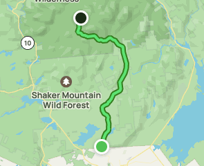 Adirondack Traverse: Blue Line South to Silver Lake Lean-to, New York ...