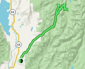 Herrick Lake, Clear Creek, and Stolle Meadows OHV Trail, Idaho - Map ...