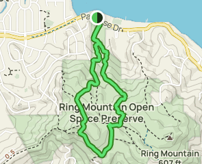 Phyllis Ellman Trail, Reed Ranch Fire Road, and Loop Trail, California ...