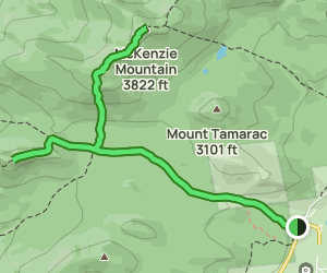 McKenzie Mountain and Haystack Mountain via Jackrabbit Trail: 1.739 ...
