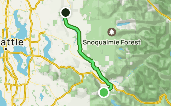 Snoqualmie Valley Trail Mileage