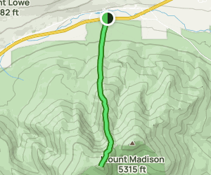 Mount Adams via Air Line Trail: 538 Reviews, Map - New Hampshire ...