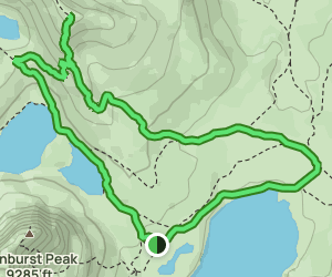 Sunburst Lake, Cerulean Lake, The Nublet and Assiniboine Lodge: 76 ...