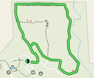 Florida Caverns Campground: Red and Blue Loop Trail: 119 Reviews, Map ...
