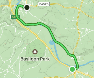 Thames Path: Pangbourne to Goring : 162 Reviews, Map - Berkshire ...